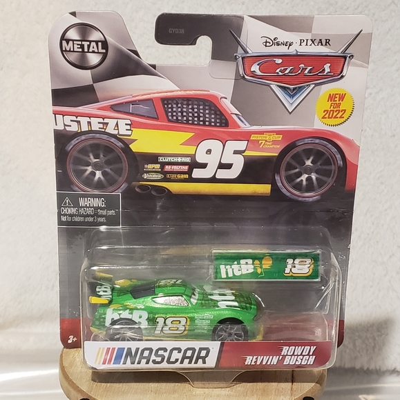 Pixar | Toys | Disney Pixar Cars Nascar Diecast 23 Rowdy Revvin Busch ...